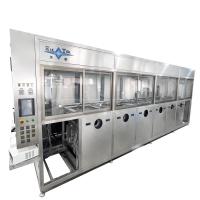 China Six-Tank Hydrocarbon Cleaning Machine with 5-200kg/hr Capacity and 0.1μm Cleanliness for Powder Metallurgy Parts for sale