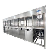 China Six-Tank Hydrocarbon Cleaning Machine with 5-200kg/hr Capacity and 0.1μm Cleanliness for Powder Metallurgy Parts for sale