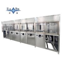 China Six-Tank Hydrocarbon Cleaning Machine with 5-200kg/hr Capacity and 0.1μm Cleanliness for Powder Metallurgy Parts for sale