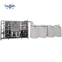 China 1 Ton Two-Stage Reverse Osmosis EDI Ultrapure Water System 15KW with 18.2MΩ·cm Resistivity for Industrial Cleaning for sale