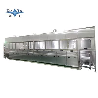 China Semiconductor Silicon Wafer Cleaner with 40KHz-80KHz Ultrasonic Frequency and 60℃ Temperature Control for Precision Surface Cleaning for sale