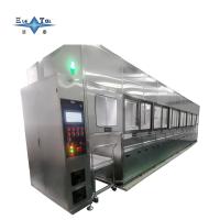 China 40KHz-80KHz Semiconductor Silicon Wafer Cleaner with 60℃ Ultrasonic Alkaline/Acid Cleaning and DI Water Rinsing for sale