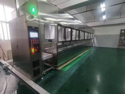 China Semiconductor Silicon Wafer Cleaner with 40KHz-80KHz Ultrasonic Frequency and 60℃ Temperature Control for 4-12 Inch Wafers for sale