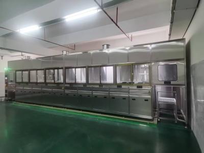 China Semiconductor Silicon Wafer Cleaner with 40KHz-80KHz Ultrasonic Technology and 60℃ Temperature Control for 4-12 Inch Wafers for sale