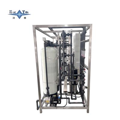 China JTC-1TRO/EDI 1-Ton Double-Stage RO+EDI Ultrapure Water Unit for Ultrasonic Cleaning - 2.5M×1.5M×2M Dimensions with 18.2 MΩ*cm Resistivity for sale