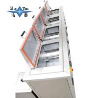 China 4 Tank Ultrasonic Cleaner 60-100kHz with High Pressure Spray Rinsing for Precision Parts for sale
