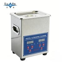 China 2L 80W Stainless Steel Digital Ultrasonic Cleaner with 304 Tank and Stepless Power Control for sale