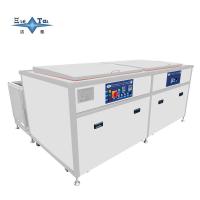 China Heavy-Duty 45L Dual-Tank Ultrasonic Cleaning Equipment with 28KHZ/40KHZ Frequency and Constant Temperature Drying for sale