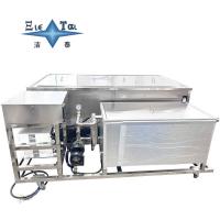 China Dual Tank Ultrasonic Cleaning Machine with Circulating Filtration and Spray Rinsing System for Industrial Precision Cleaning for sale