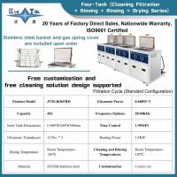 China Custom 4-Tank Industrial Ultrasonic Cleaning System with Dual-Stage Spray Rinsing & Thermostatic Hot Air Drying for Precision Parts for sale