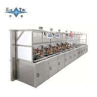 China 251KW Manual Electrolytic Cleaning Line with Dual-Frequency Ultrasonic Cleaning Customized for Valve Body & Semiconductor Components for sale