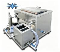 China Single-Tank Ultrasonic Cleaning Machine with Filtration System - 0-30 Minute Timer & 60%+ Fluid Reuse for Industrial Applications for sale