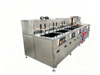 China Six-Tank Ultrasonic Cleaning Machine, 28kHz/40kHz Dual Frequency, for Laboratory Precision Instrument Cleaning for sale