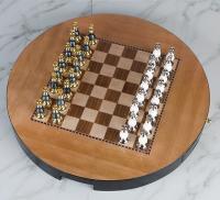 China India Zinc Alloy Folding Magnetic Decorative Chess Board for sale