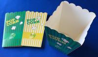 China Hamburger Food Box Folding Gluing Machine Die Cutting for sale