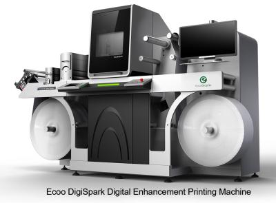 China Digital Web Label Varnish Braille Printing Machine 330mm DigiSpark for sale