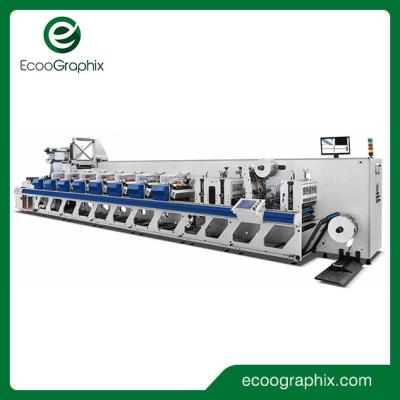China High Speed Fully Servo Controlled Modular 8 Colors Flexo Printer With Movable Touch Screen for sale