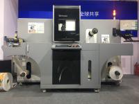 China Digital Label Embellishments Inkjet Digital Printer with UV Varnish and Foil Stamping for sale