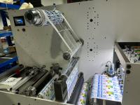 China Digital Label Die Cutter Slitting And Rewinding Machine High Speed for sale