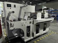 China Full Servo Motor High Automatic And Digital Label Cutting Machine 40 - 350mm Width for sale