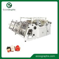 China High Speed Take Away Food Paper Box Carton Erecting Machine Three Lanes for sale