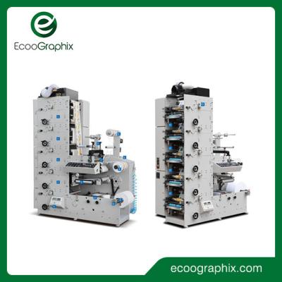 China Small Format Automatic Flexographic UV Ink Label Printing Machine for sale