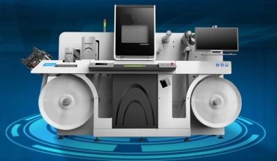 China Digital Label Enhancement Foil Stamping And Varnish Finishing Machine for sale