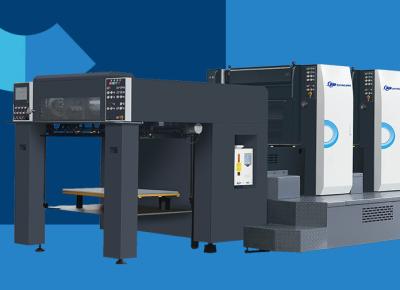 China 37kw Motor Power 4 Color Offset Printing Machine with Max.feeder Pile Height 1180mm for sale