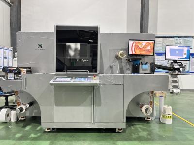 China Label Digital Embellishment Machine with Max. 60 m/min Speed 360*360 dpi Resolution and 10-150 micro Varnish Layer Thickness for sale