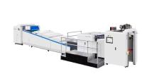 China High Speed UV Varnishing Machine with 9500 sheets/hour, 730x1060mm Max Sheet Size and Teflon Conveying Belt for Paper Processing for sale