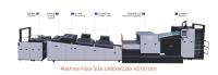 China Automatic Anilox Roller Coater Machine with Teflon Belt for 9000 Sheets/Hour UV Spot and Overall Varnishing at ±0.2mm Accuracy for sale