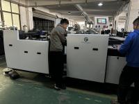 China Semi Automatic A2 Book Cover Carton Thermal Film Laminator for sale