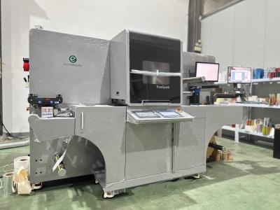 China Digital Label Varnish Printing and Cold Foil Stamping Enhancement Machine EcooSpark for sale