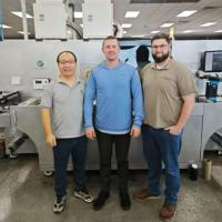 China Digital Label Varnish Printing and Cold Foil Stamping Enhancement Machine EcooSpark for sale
