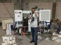 China Hydraulic Shaftless Thermal Paper Slitter Rewinder for sale