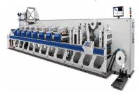 China Automatic Flexographix Label Printing Machine With Die Cutter for sale