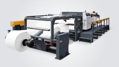 China GM-1400 Single Knife Thermal Paper Slitting Rewinding Machine for sale