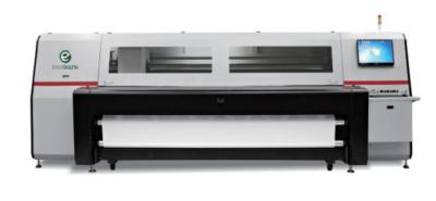 China 6 Heads Piezoelectric Dye Sublimation Textile Printer 120Sqm/h for sale