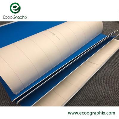 China 80 Shore A 3 Ply Coating Printing Rubber Blanket 1.1um for sale