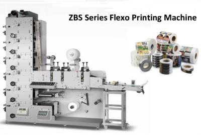 China 3 Colors 60m/Min Flexo UV Label Printing Machine 320mm Web Width for sale