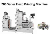China 6 Colors Flexo Paper Cup Sticker Label Printer Machine 60m/Min for sale