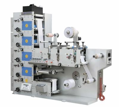 China 6 Colors Flexographic UV Label Printer With Ceramic Anilox Cylinder for sale