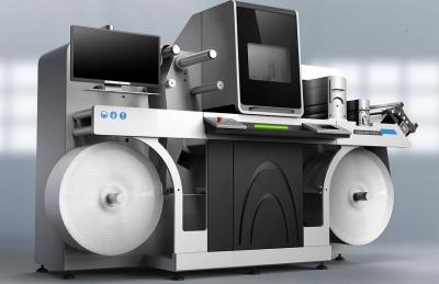 China Digital Enhancement Label Printing Machine With Foil Stamping Varnishing for sale