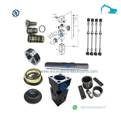 China Hanwoo Hydraulic Breaker Parts RHB325 Cylinder Piston Chisel Bush Rhino RHB 325 Hammer Part for sale