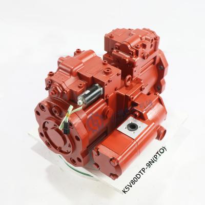 China KPM KAWASAKL K5V80DTP-9N PTO Hydraulic Mian Pump For R150 Wheel Excavator Construction Machinery Parts for sale