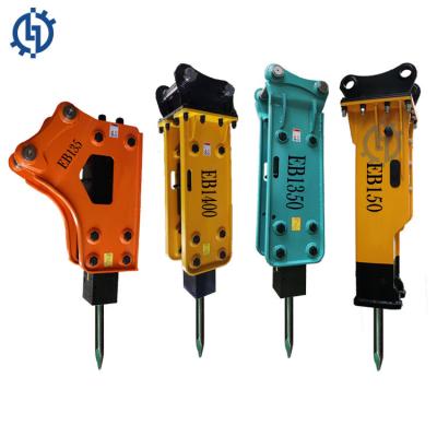 China EB135 EB140 EB155 Hydraulic Breaker Rock Jack Hammer For 18 To 35 Tons Excavator With Chisel for sale