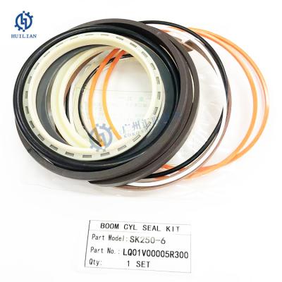 China Excavator Spare Parts Hydraulic Boom Cylinder Seal Kit for Sk250-6 Repair Seal Kits for sale