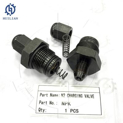 China Hydraulic Breaker N2 Charging Valve For NPK Rock Breaker Hammer Spare Parts for sale
