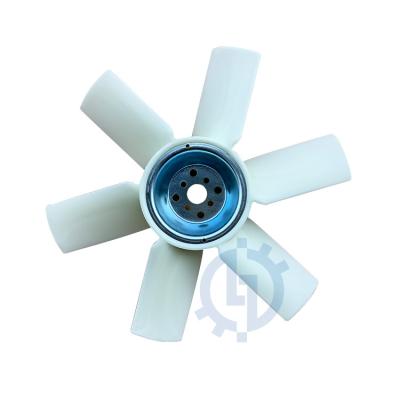 China Auto engine parts cooling Fan blade for machinery fit with engine CATEEEEEEE70B 4D32 6 blades 8 holes for sale