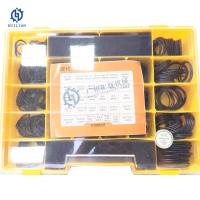 China Excavators Dispense Valves Hydraulic Pumps Rubber R ORing fittings Set Kit Repair Box for sale
